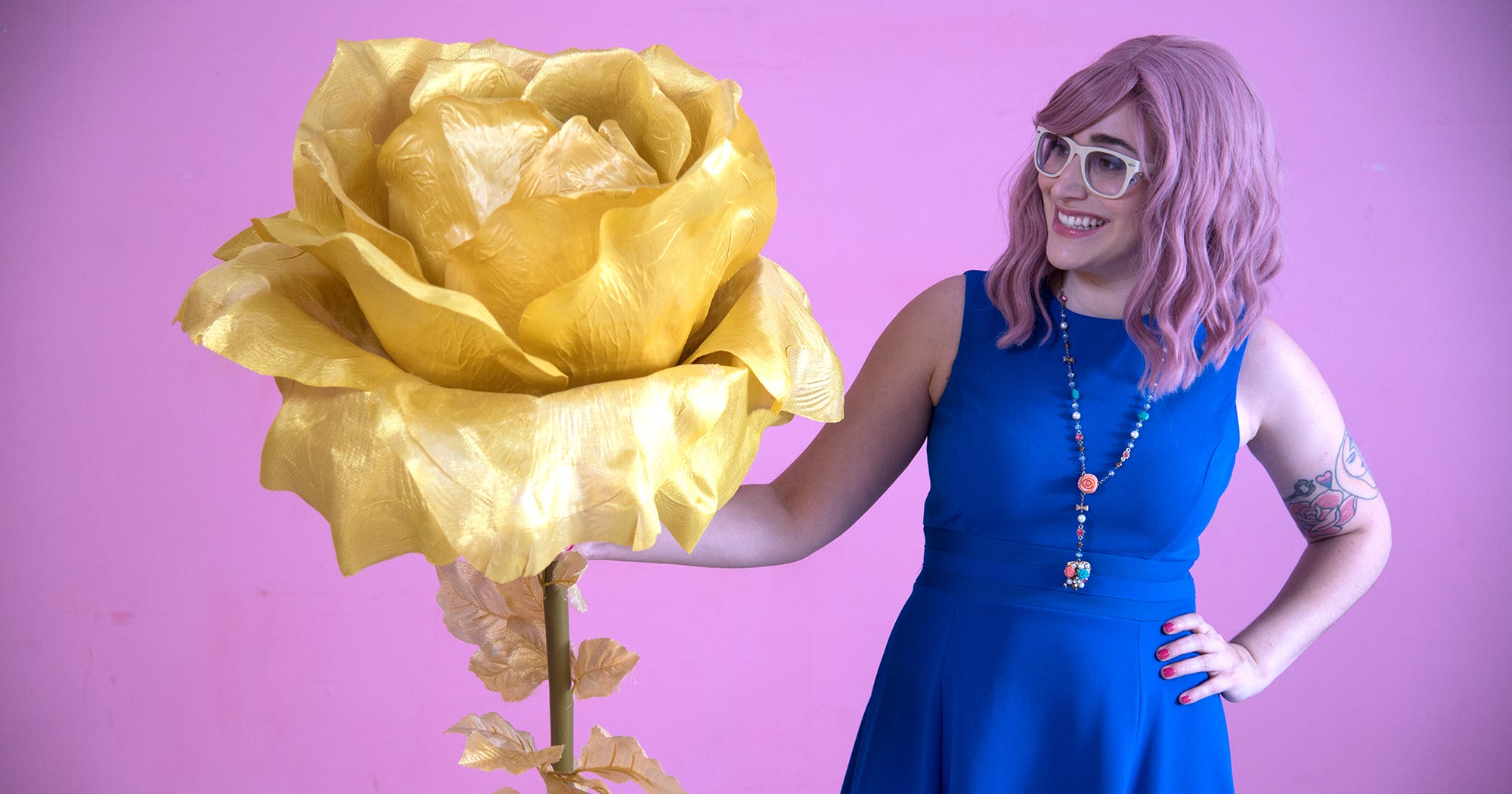 Lucy And La Mer Blue Dress Music Video Gaby Dunn