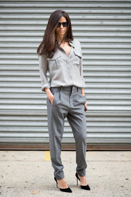 Unbuttoned Shirt Women How To Style A Button Down Shirt, According To