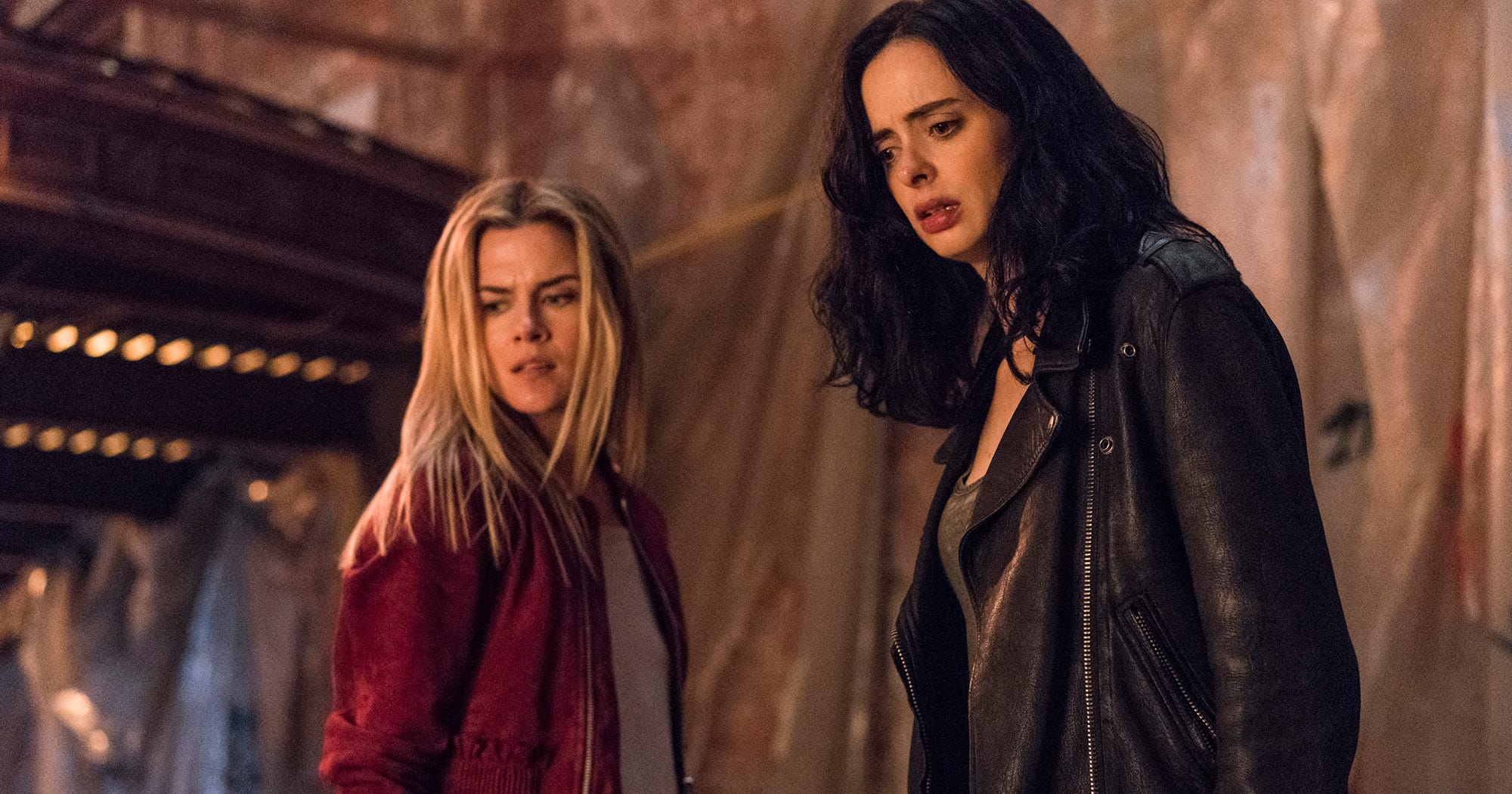 Trish Transformation Into Jessica Jones Leather Jacket