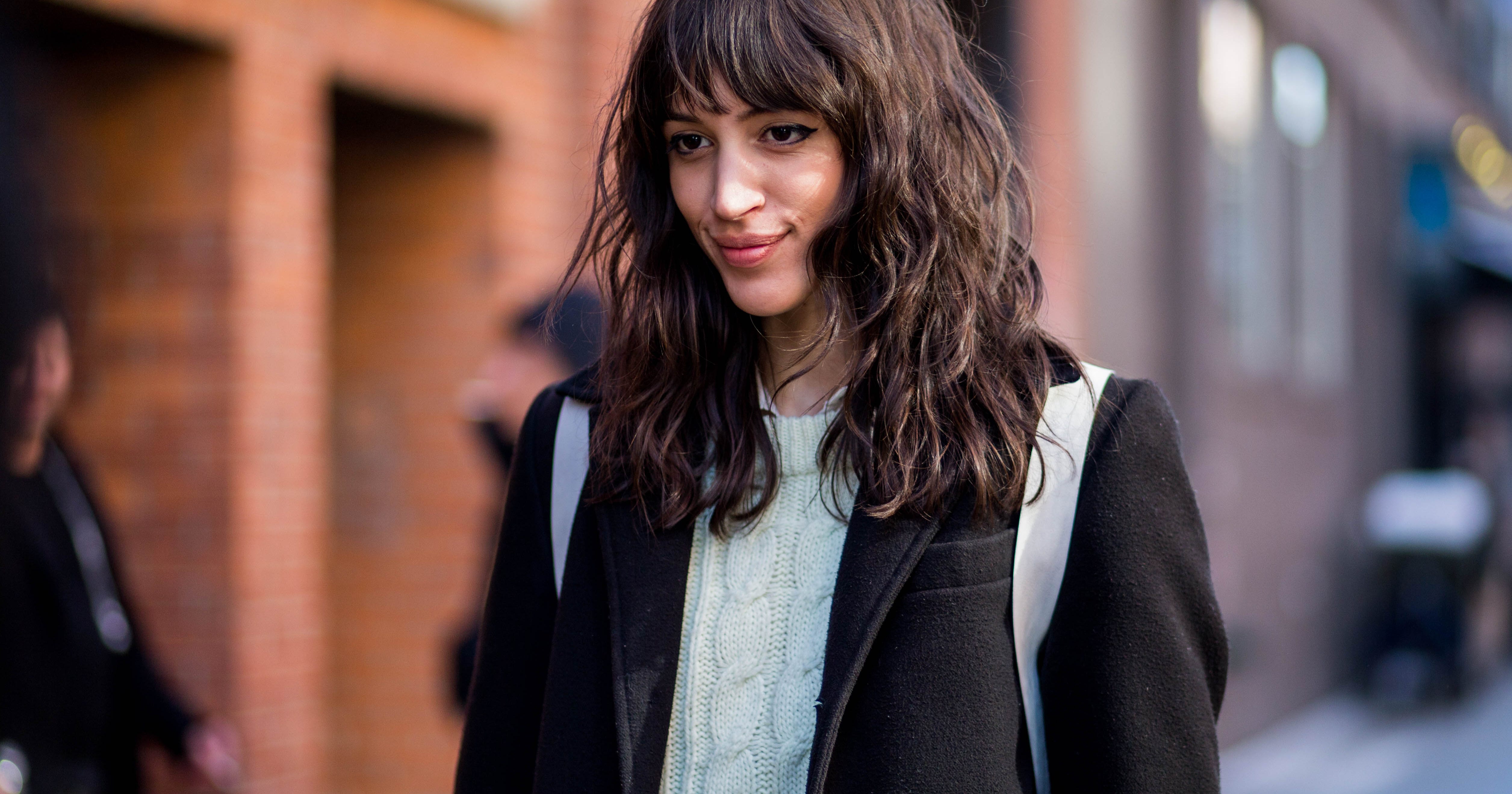 NYC Street Style Fring Hairstyle Hair Trend Photos 2017