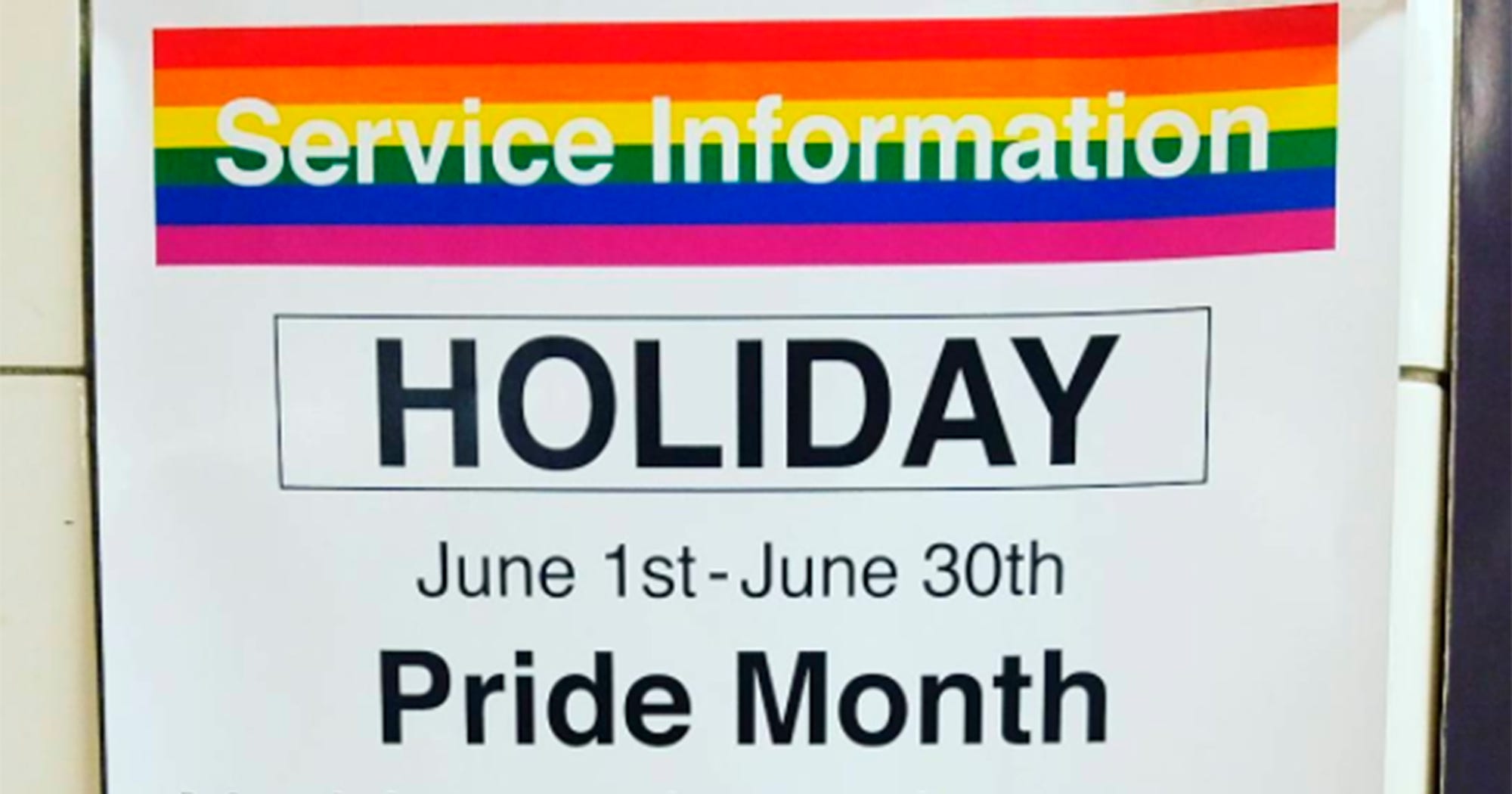 Pride Month Train Unofficial MTA Posters NYC
