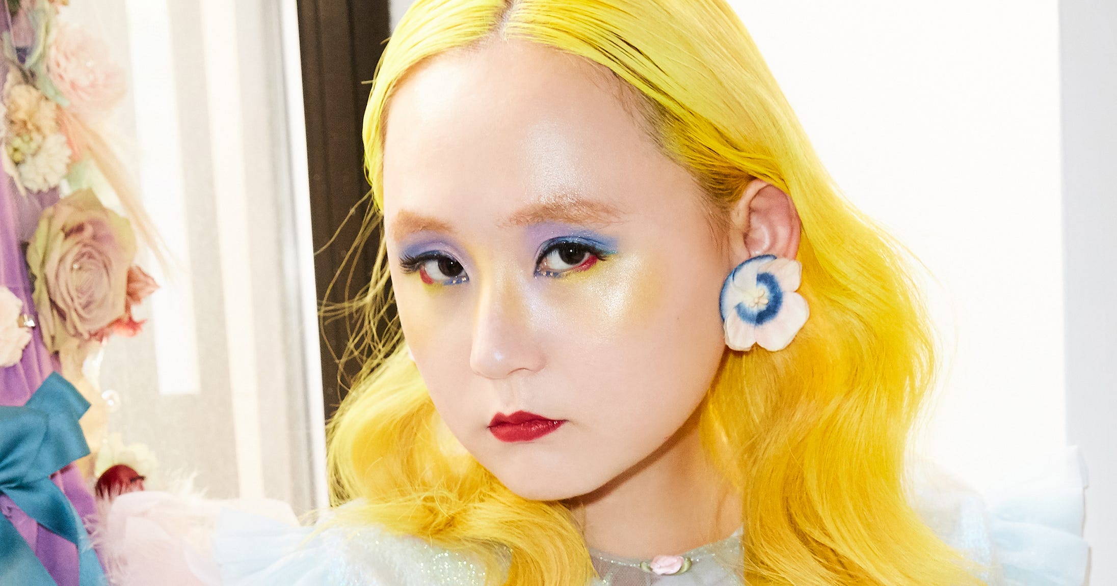 Alice Longyu Gao - Bold Colorful Makeup Importance