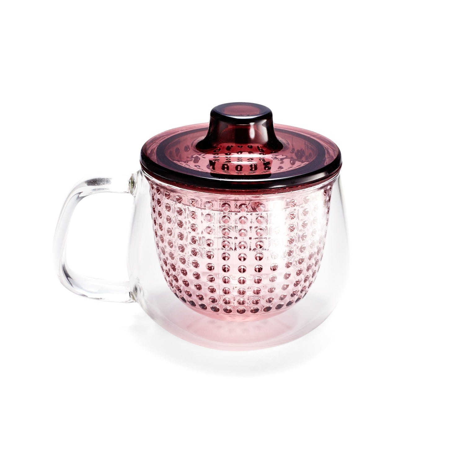 Kinto + Unimug Red Teapot with Lid Strainer