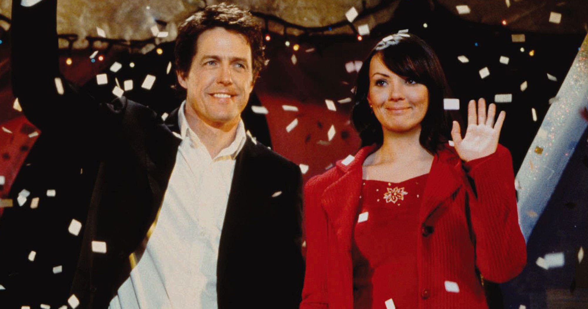 Love Actually Prime Minister Assistant Couple Then, Now