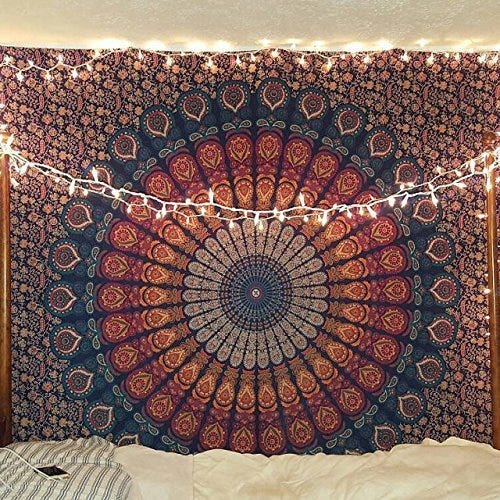 Popular Handicrafts + Bohemian Magical Thinking Wall Tapestry 84×54 Inches