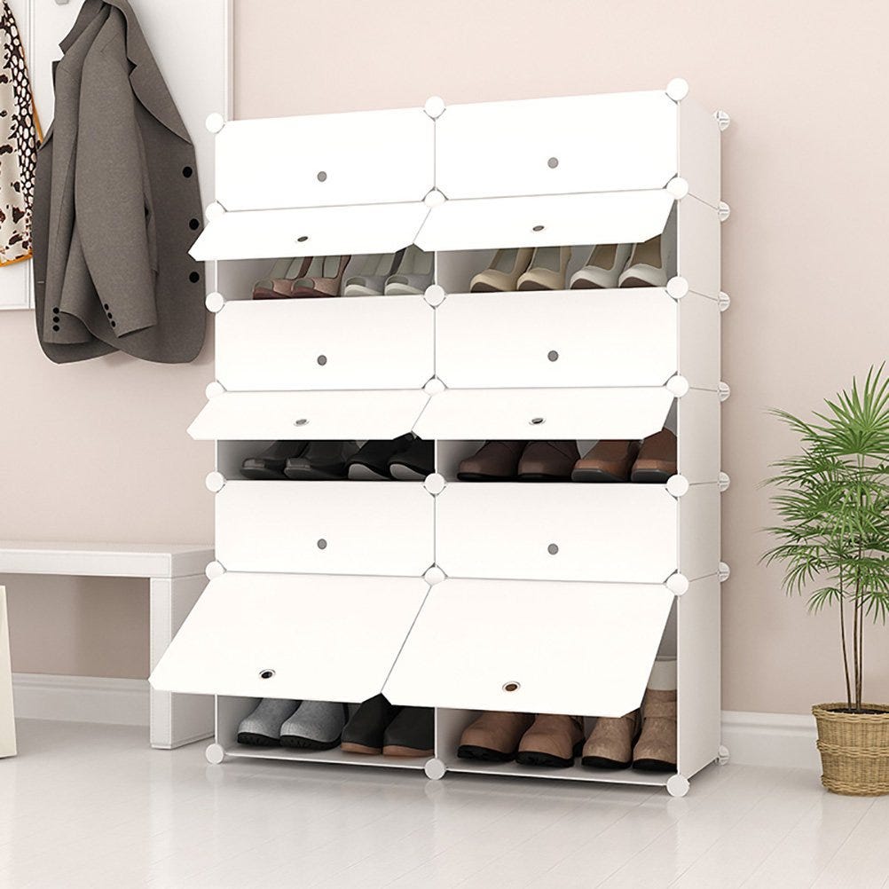 Megafuture + Portable Shoe Storage Organzier Tower