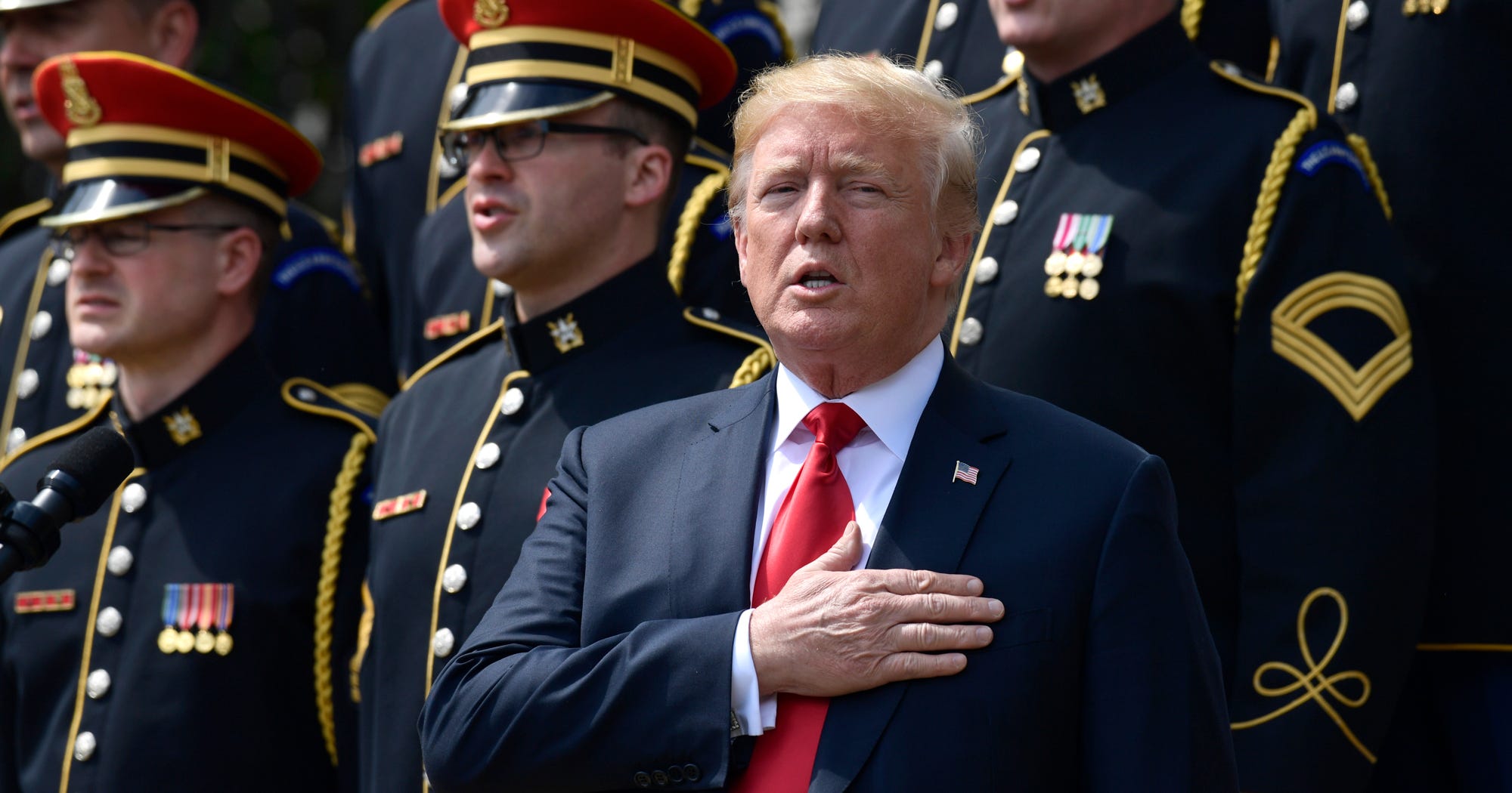 What It Means That Trump Forgot God Bless America Words