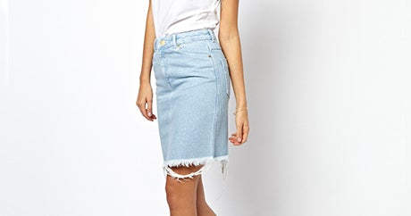 Raw Edge Denim Trend 2014 - Distressed Jeans