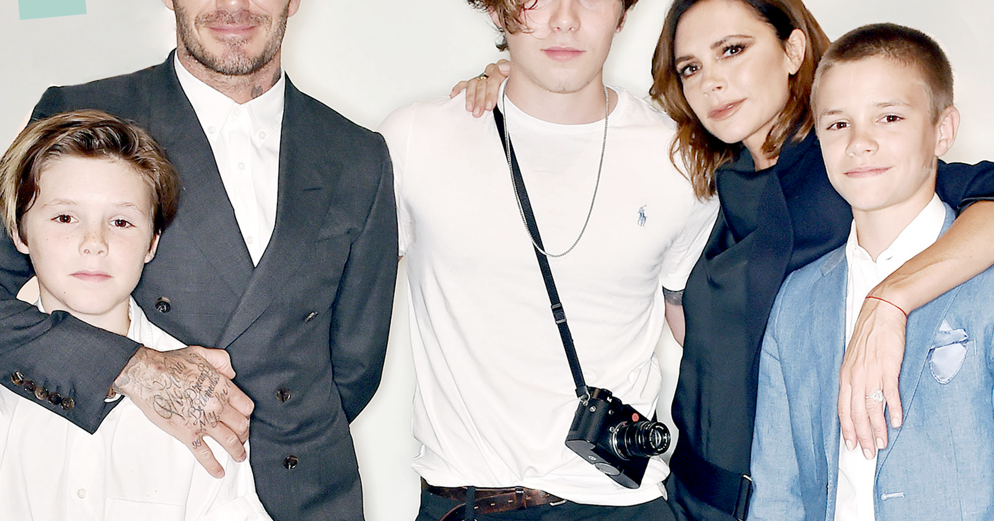 David Victoria Beckham Kids On Modern Family Set