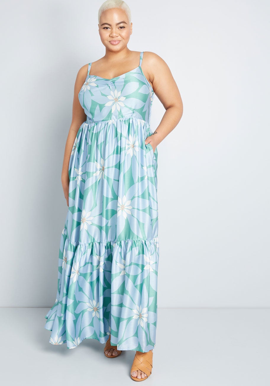 ModCloth + In Your Nature Maxi Dress
