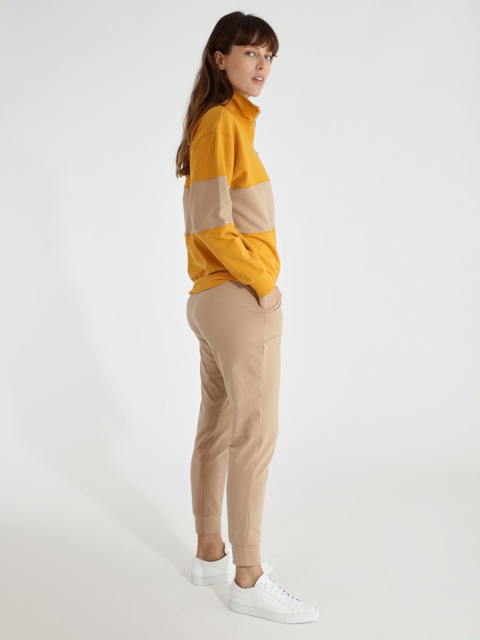 Donni + Rugby Half Zip Pullover