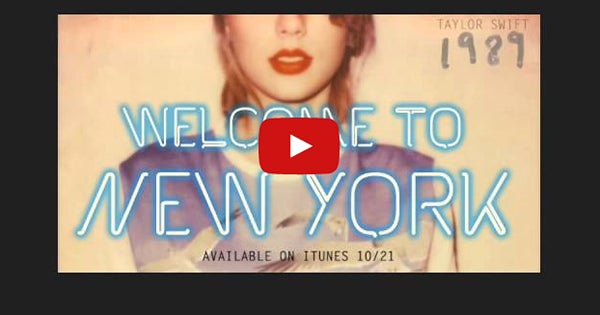 Taylor Swift "Welcome to New York" Single