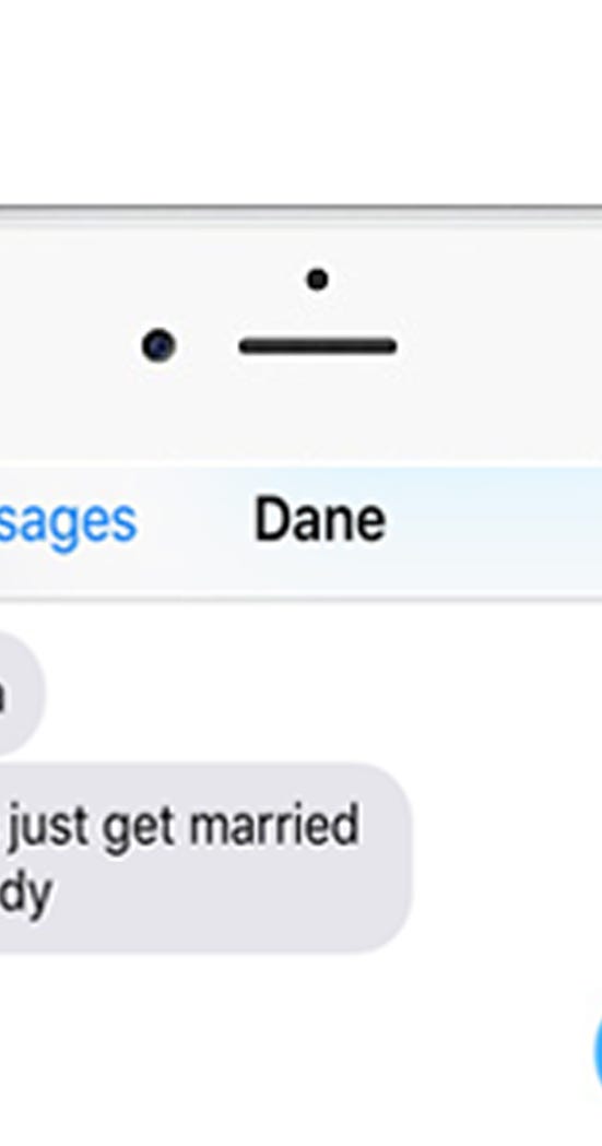 Text Message Proposal Engagement Story