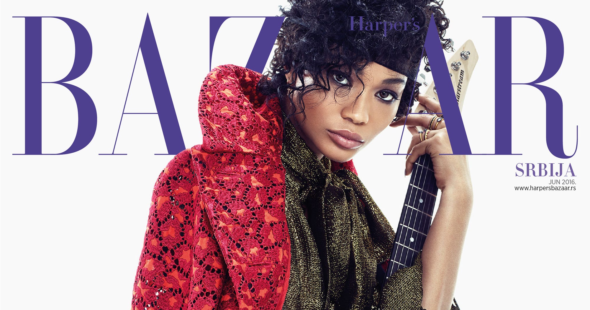 Chanel Iman Prince Harpers Bazaar Cover Fashion Shoot