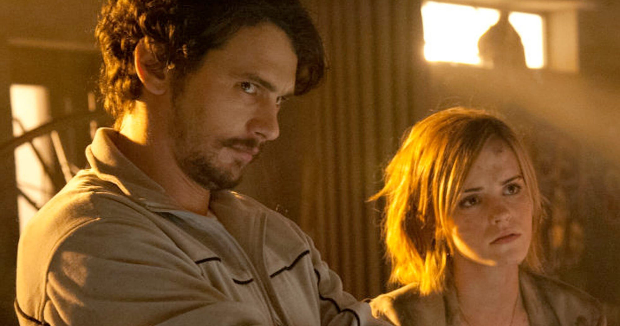 James Franco Neck Tattoos James Franco Debuts His Neck Tattoo Of Emma