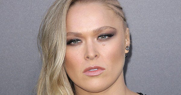 Ronda Rousey Street Fighting For Frappuccino Money