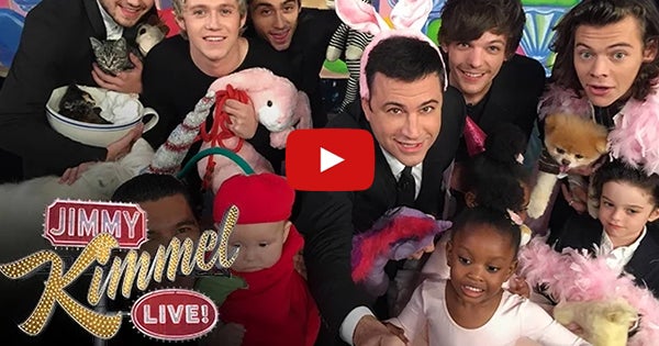 One Direction Selfie - Jimmy Kimmel Live Video
