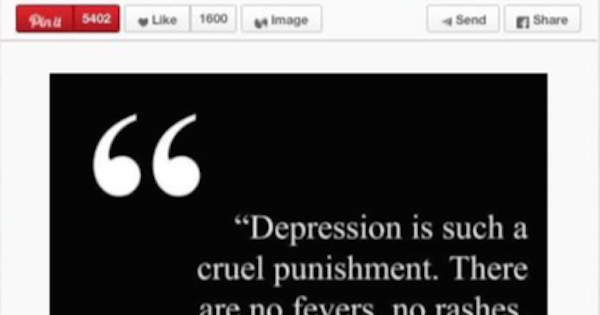 Pinterest Depression Mental Health Community Study