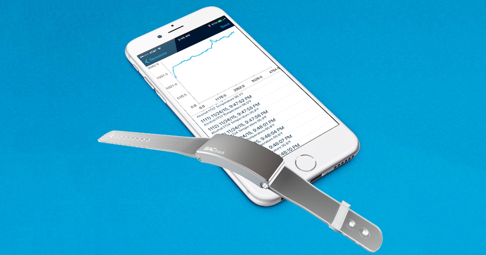 Bactrack Skyn Wearable Breathalyzer