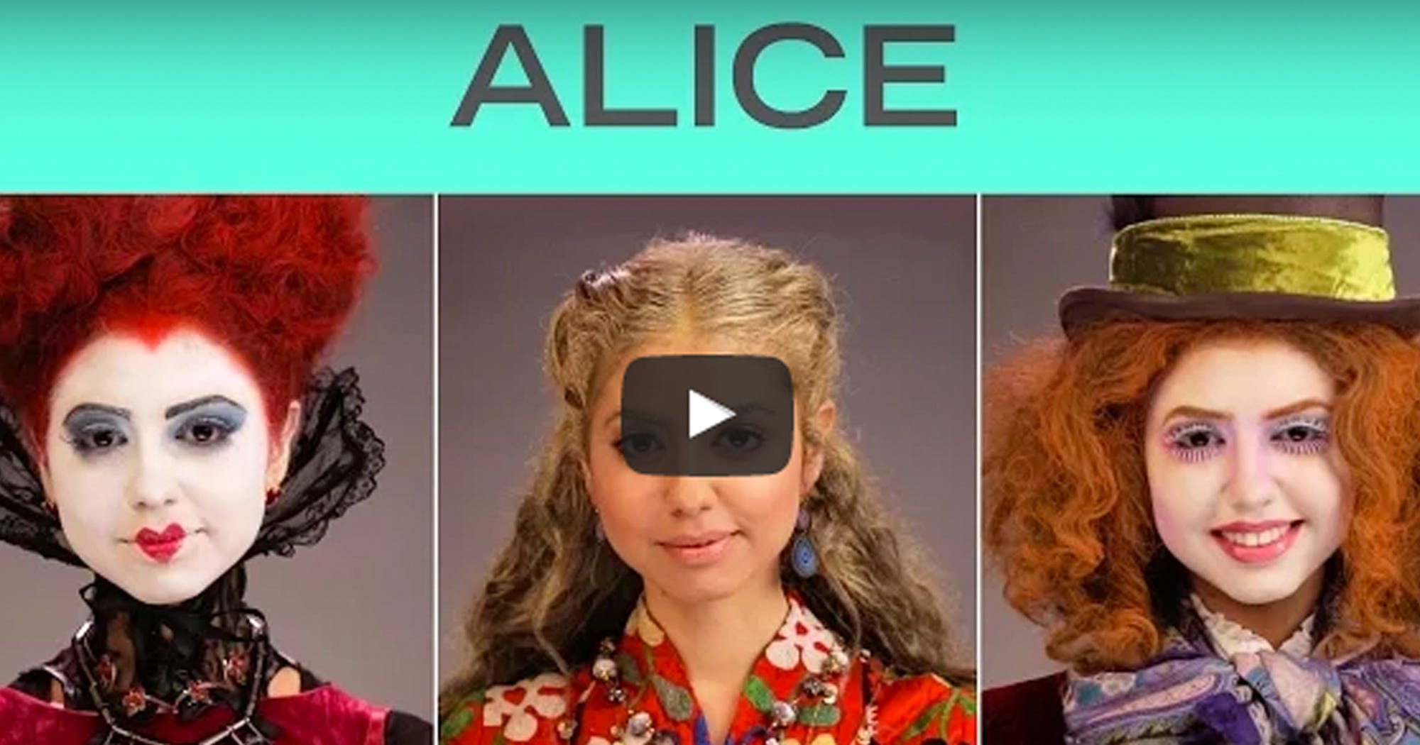 Alice Through The Looking Glass Makeup Transformation