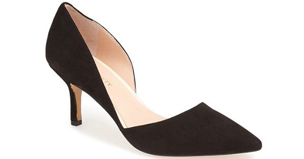 Black Suede Pumps - Winter Heels