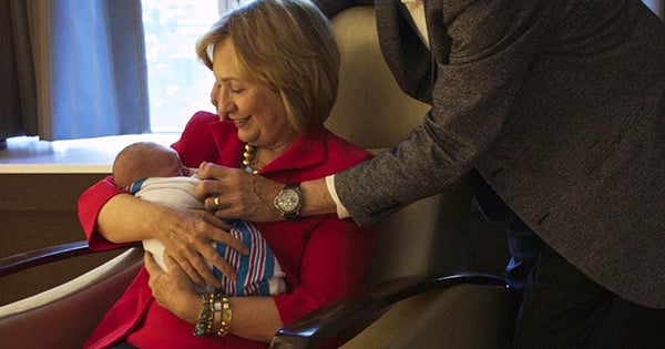 Hillary Bill Clinton Photo With Granddaughter Charlotte