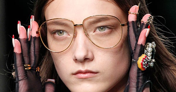 Gucci Close Up MFW Fashion Show