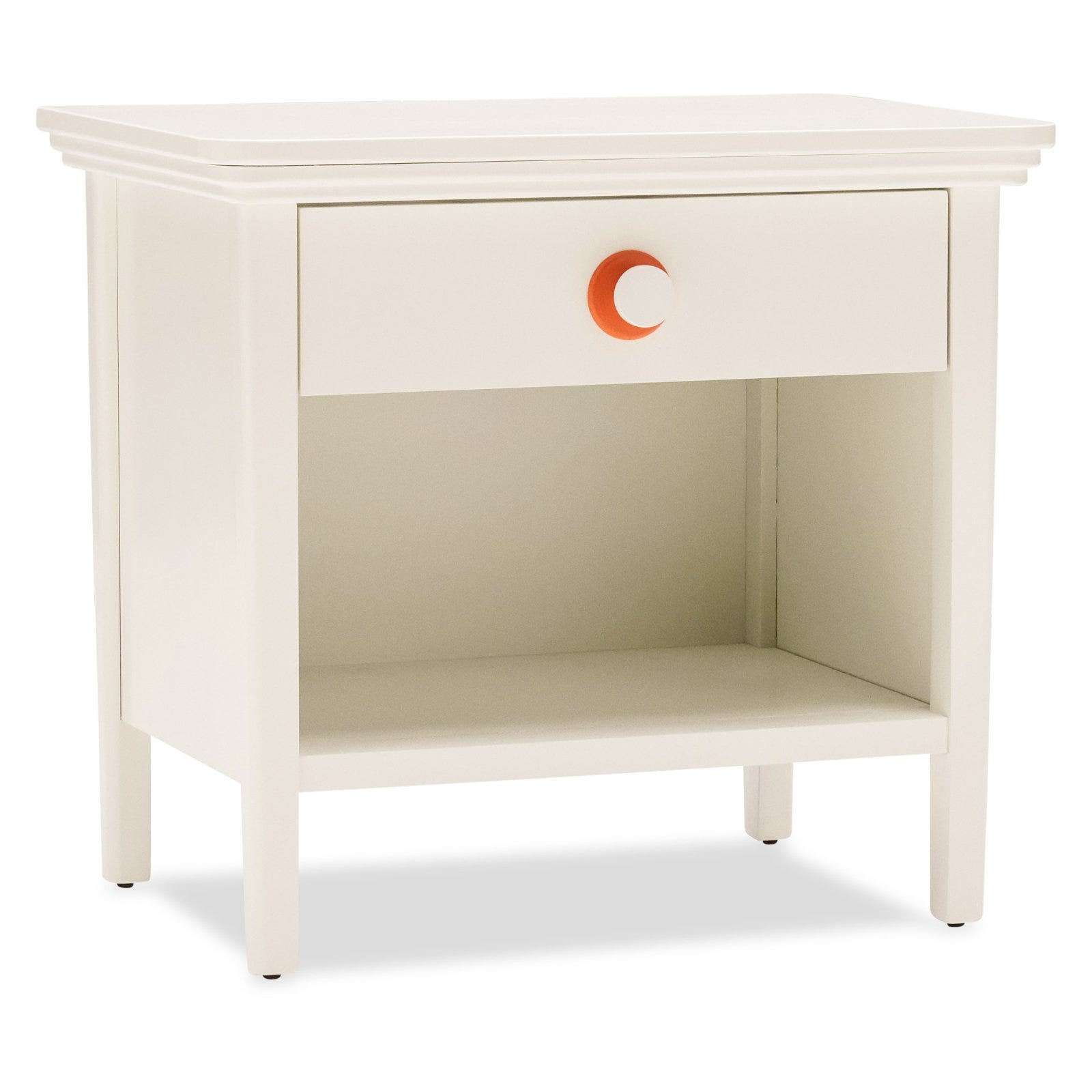 Drew Barrymore Flower Kids + White Single Drawer Nightstand