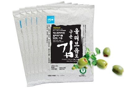Atomy + Korean Seaweed Snack (Kim Nori), Roasted & Sea Salted (Pack of 6)
