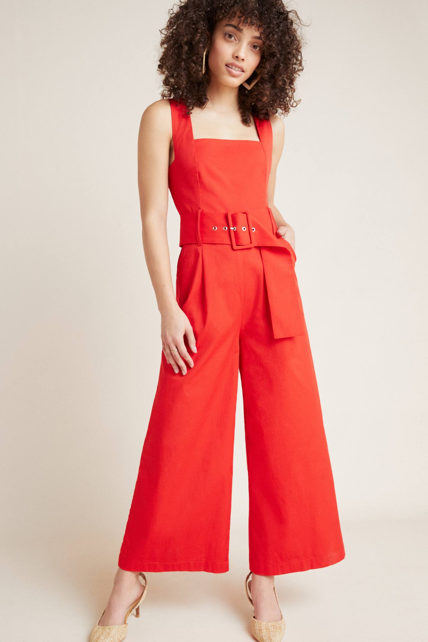 Seen Worn Kept + Pinafore Belted Jumpsuit