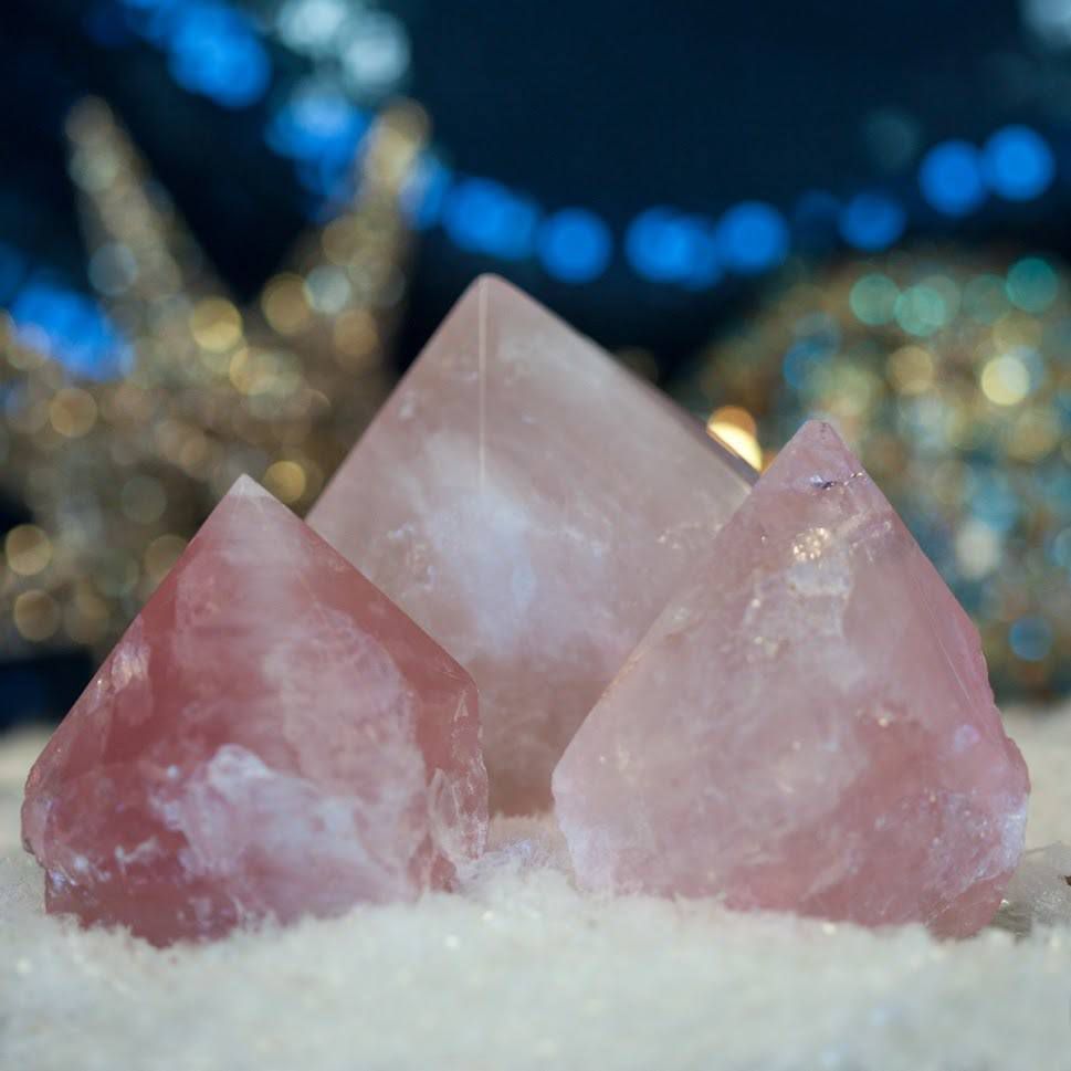 Sage Goddess + Natural Rose Quartz Generators for heart-healing, peace ...