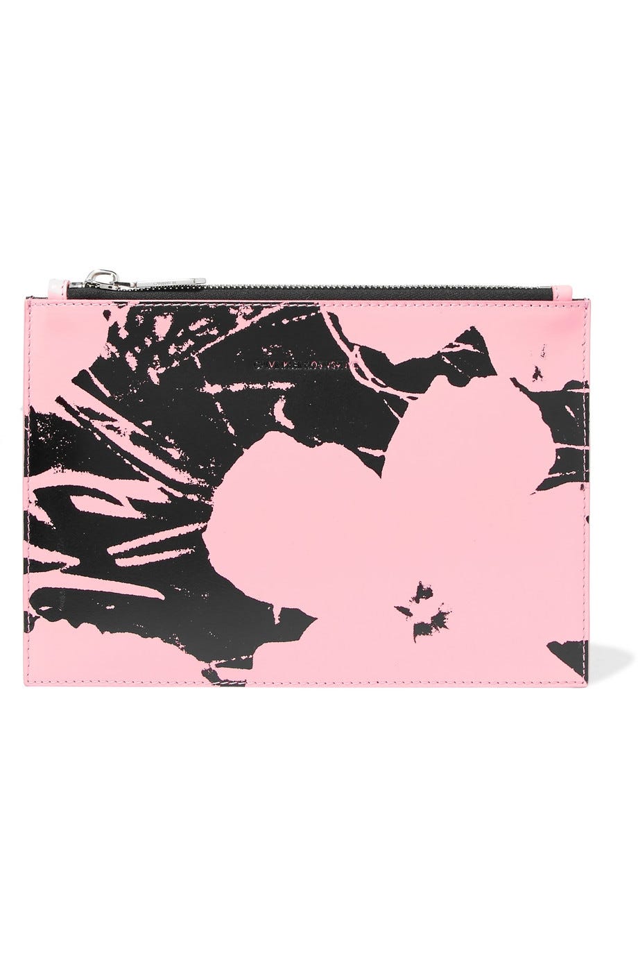 Calvin Klein + Andy Warhol Foundation printed leather pouch