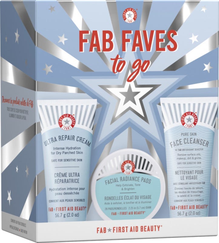 First Aid Beauty + FAB Faves to Go Kit