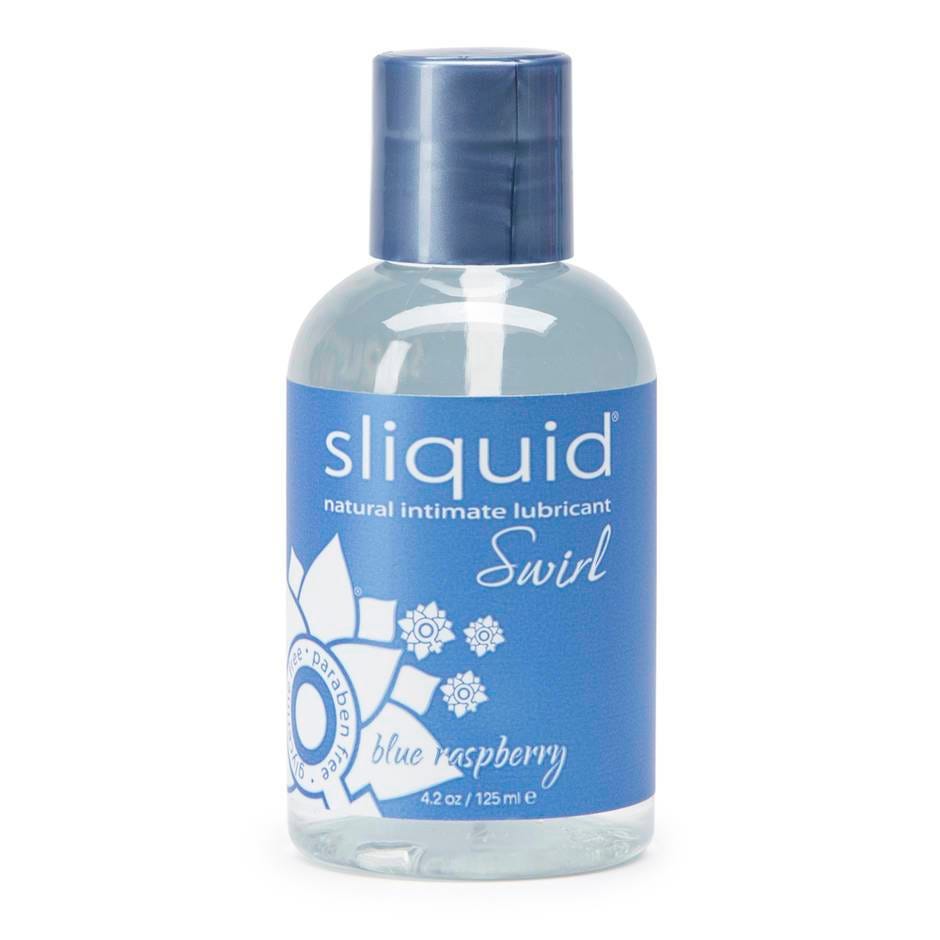 Sliquid + Blue Raspberry Flavored Lubricant 4.2 fl oz
