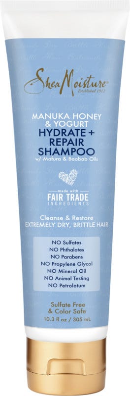 SheaMoisture + Manuka Honey & Yogurt Hydrate + Repair Shampoo