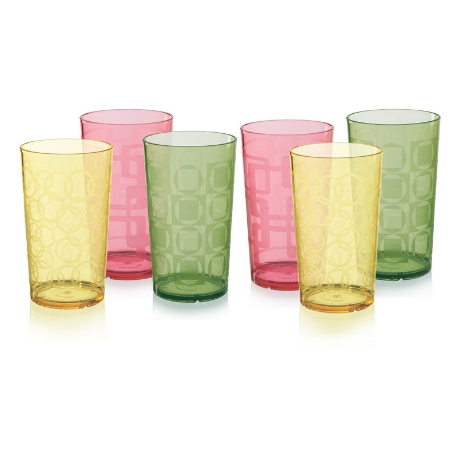 Creative Bath + Etched Tumblers in Assorted Colors