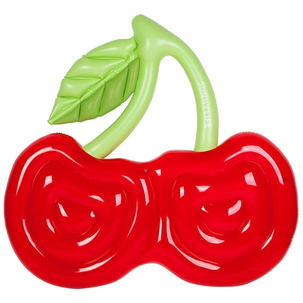 Sunnylife + Luxe Lie-On Float Cherry