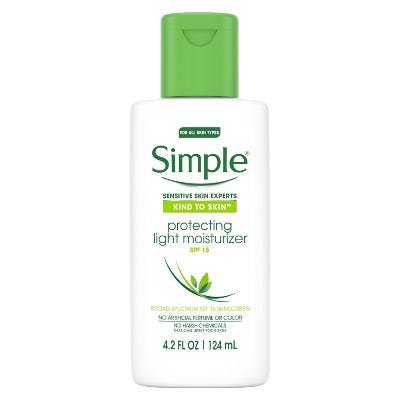 Simple + Unscented Protecting Light Moisturizer SPF 15