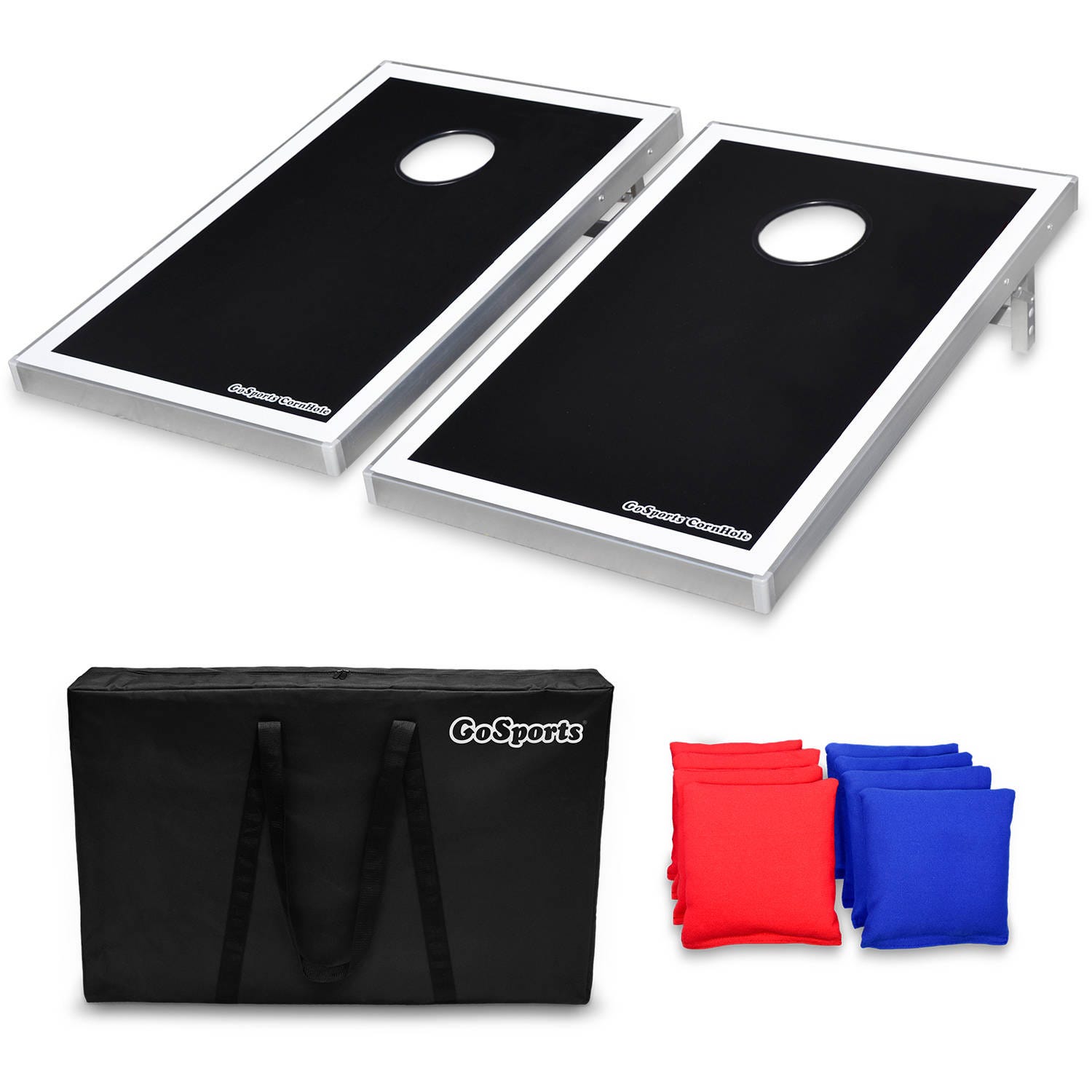 GoSports + GoSports Foldable Cornhole Boards Bean Bag Toss Game Set