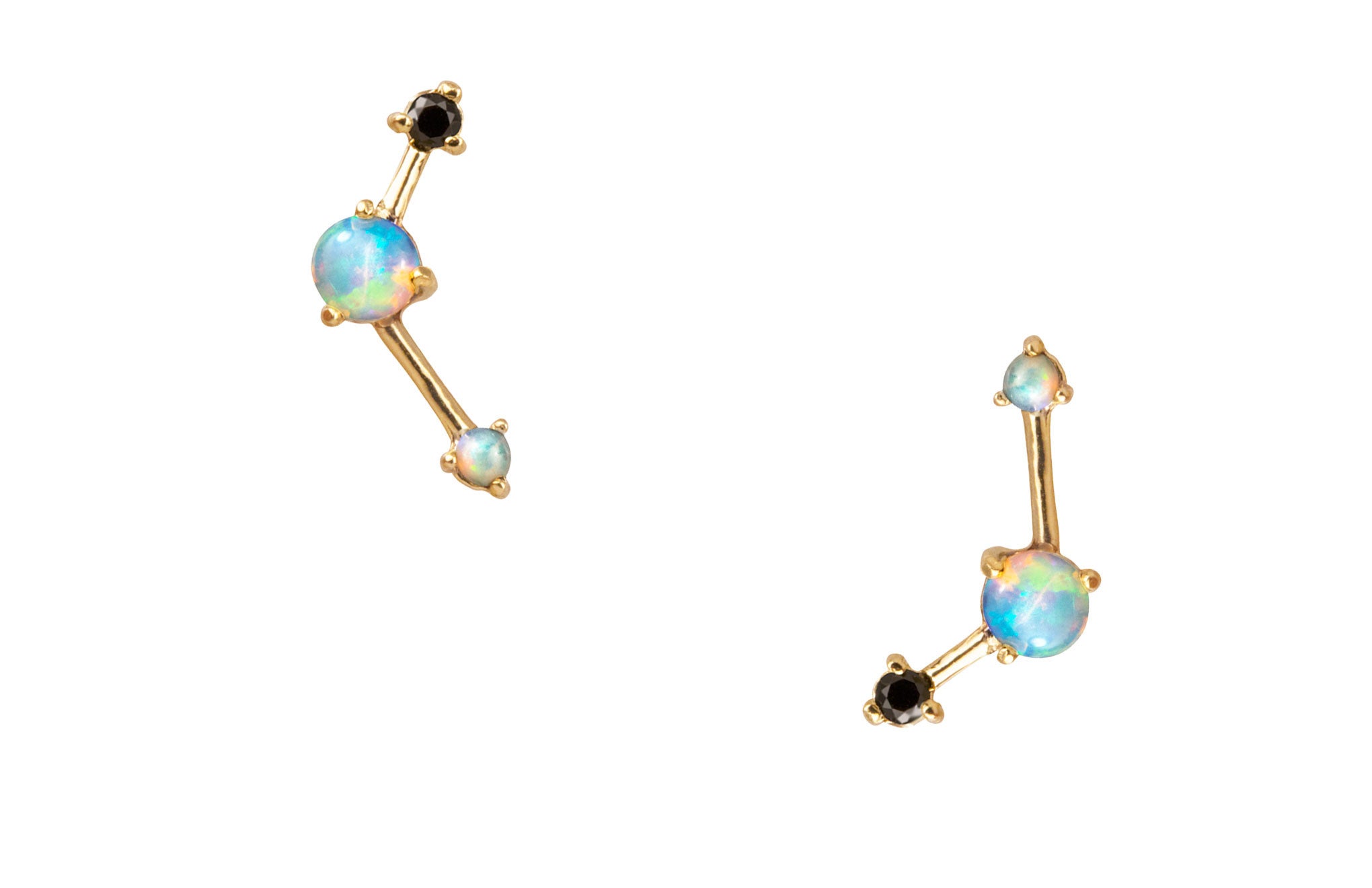 WWAKE + Three-Step Point Earrings