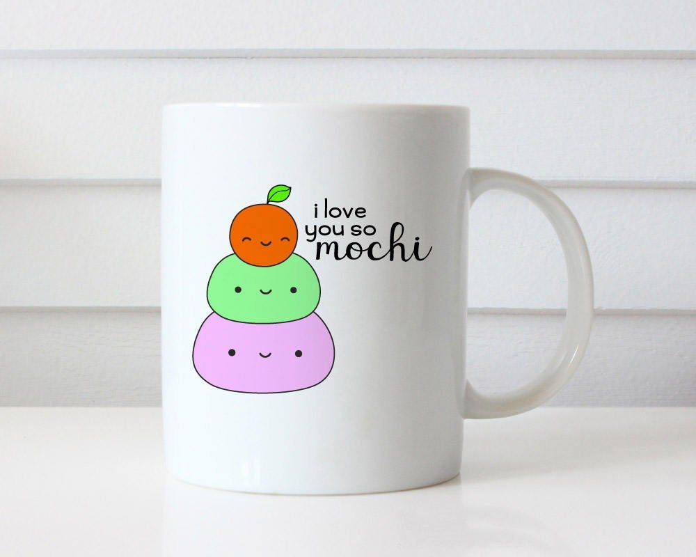 TheRoseShop + I Love You So Mochi, Coffee Mug