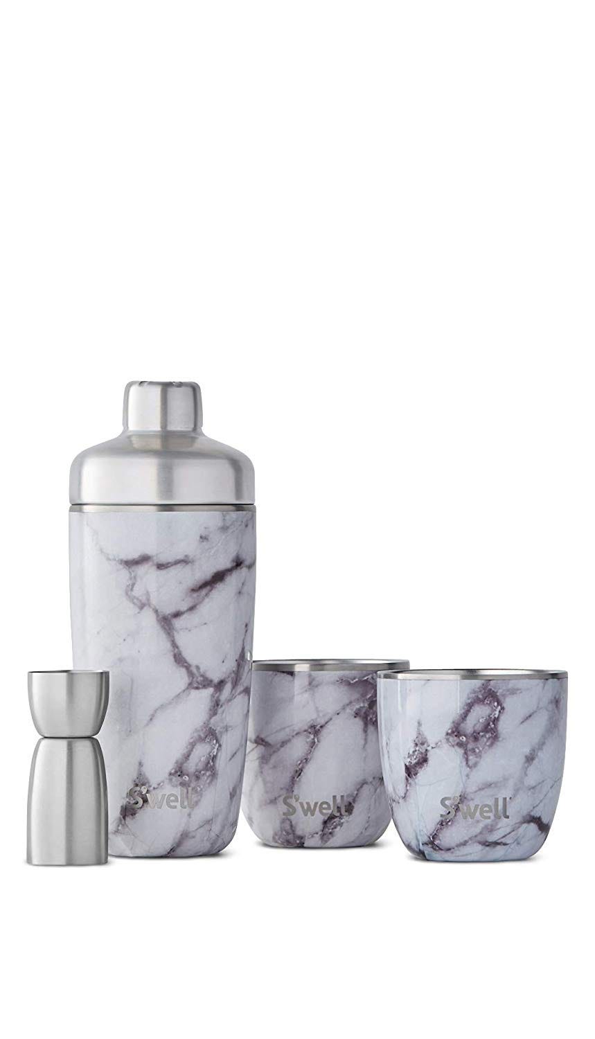 S’well + Cocktail Kit, One Size, White Marble
