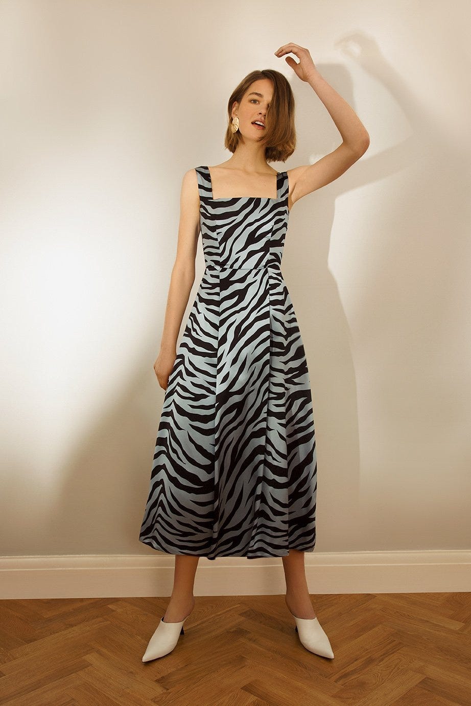 Isabelle Fox + Sophia Silk Midi Dress