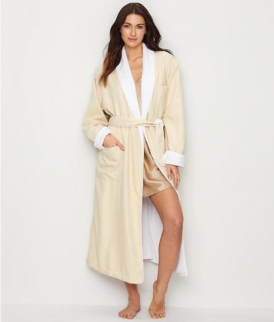 Monarch Cyprus + Microfiber Plush-Lined Robe