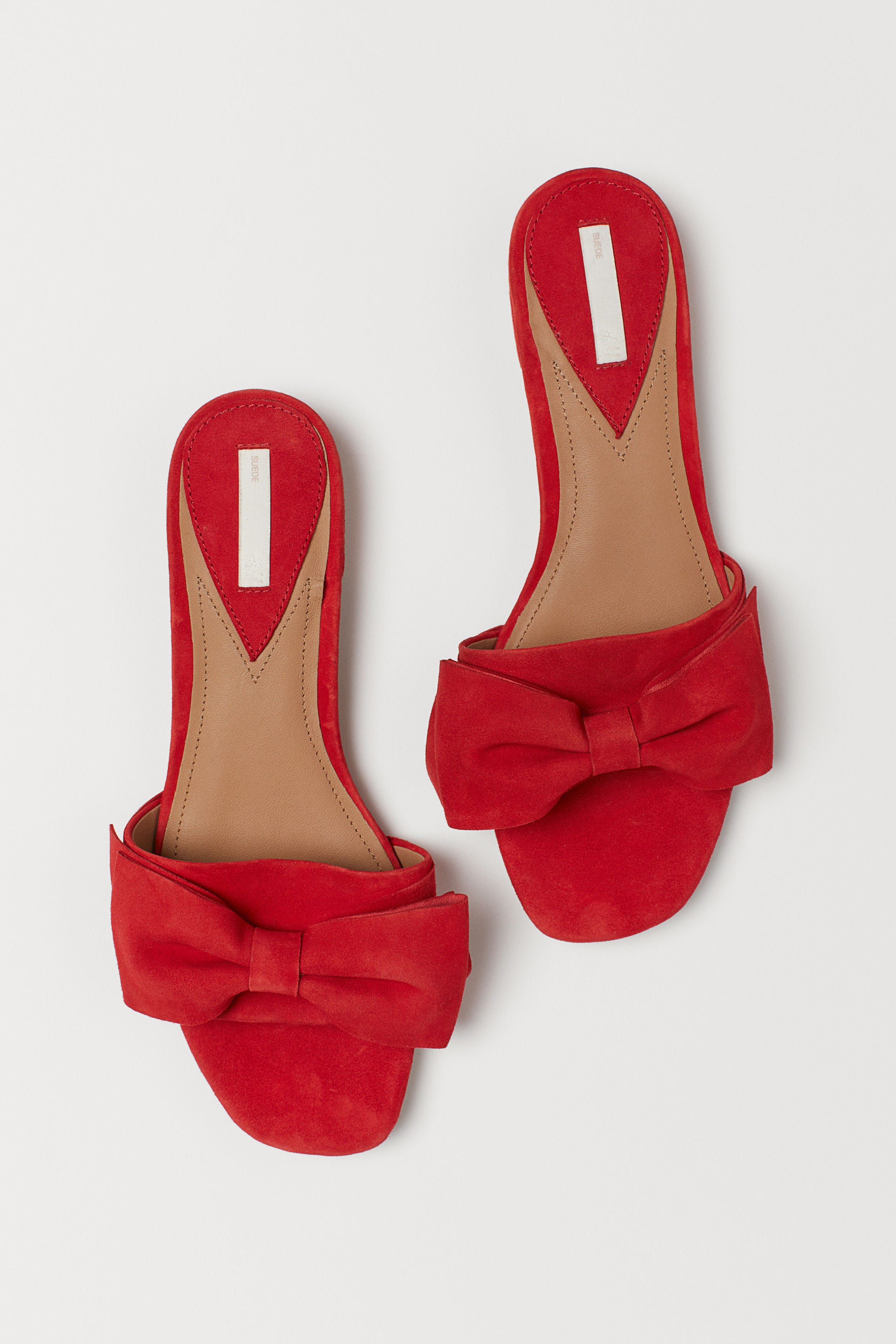 H&M + Suede Slides