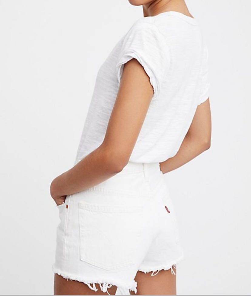 Levi’s + 501 Button Fly Cut Off Jean Shorts