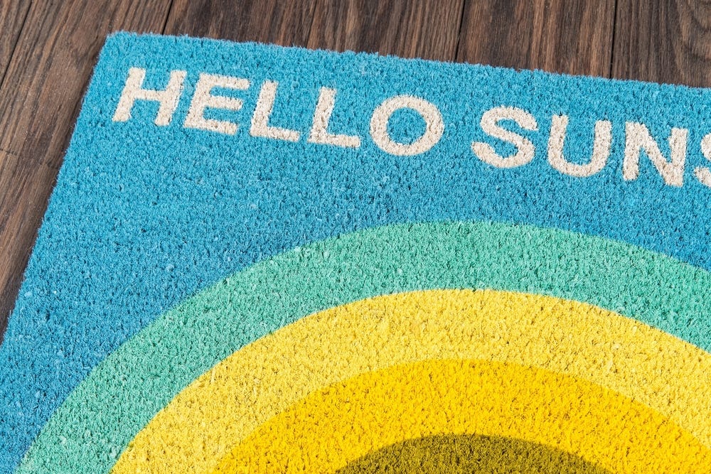 Lulu and Georgia + Novogratz Hello Sunshine Doormat