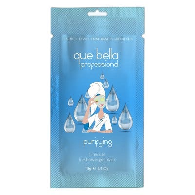 Que Bella + In Shower Gel Mask Facial Treatment