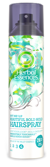 Herbal Essences + Set Me Up Max Hold Hairspray with Cactus Flower & Bamboo