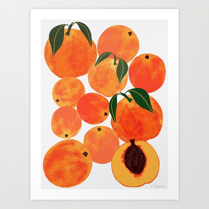 Leanne Simpson + Peach Harvest Art Print